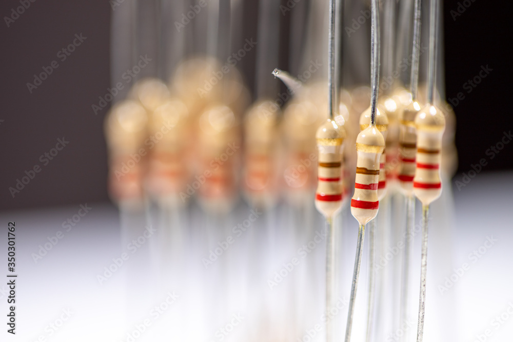 Electronic circuit Resistor, used for wallpaper, used as illustrated ...