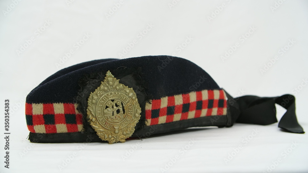 Wool WW2 Argyll and Sutherland Highlanders Glengarry cap with Argyll ...