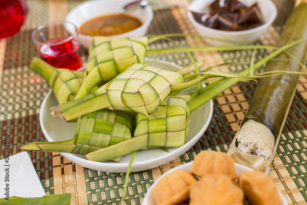 Various types of traditional Malay food Stock Photo | Adobe Stock