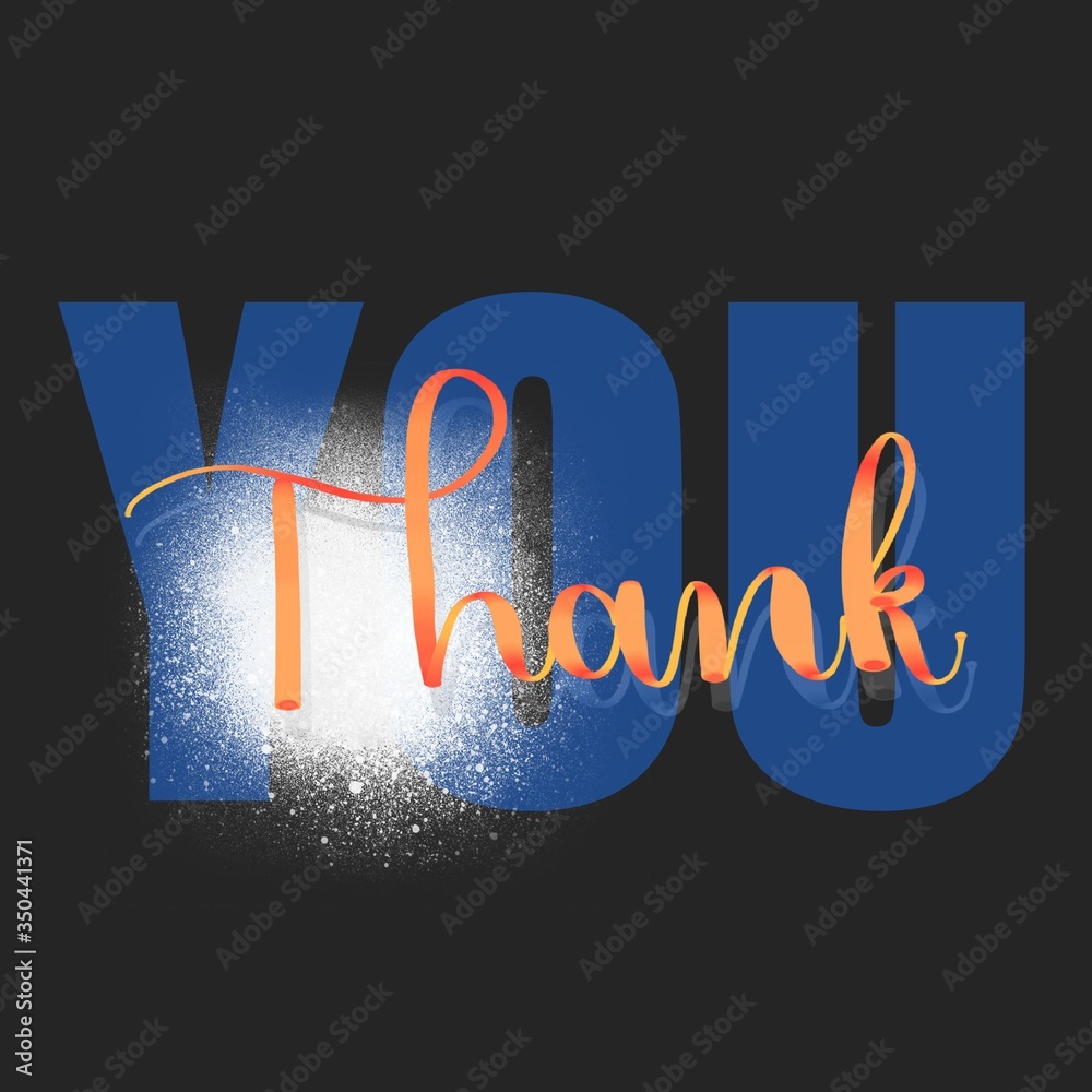 Thank you Stock Illustration | Adobe Stock