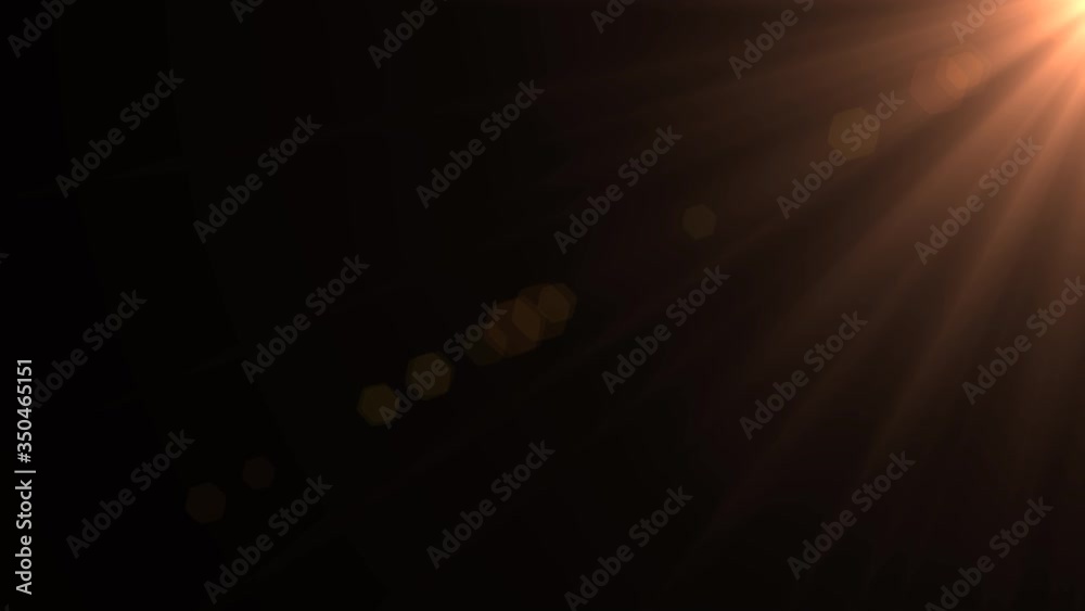 sun light lens flares art animation background Stock Video | Adobe Stock