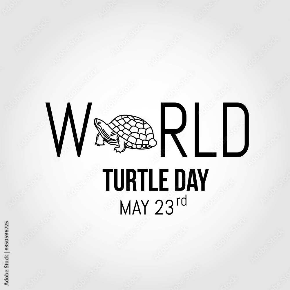 world turtle day vector illustration Stock Vector | Adobe Stock