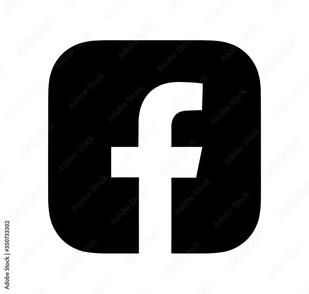 facebook logo. facebook icon. facebook download illustration Stock ...