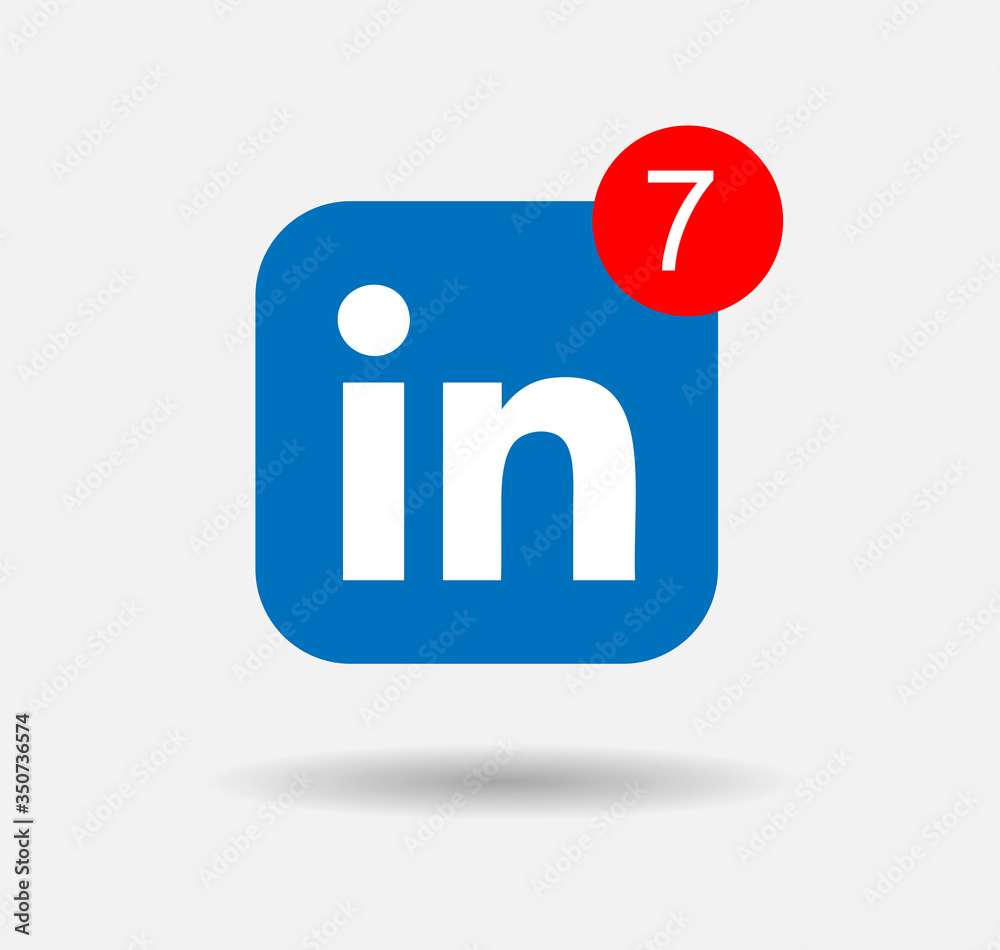linkedin Stock Illustration | Adobe Stock