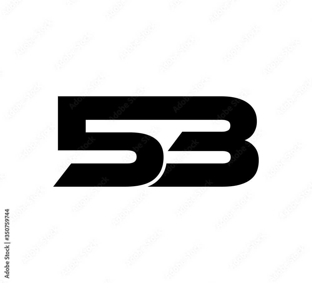 Initial 2 Numbers Logo Modern Simple Black 53 Stock Vector Adobe Stock initial-2-numbers-logo-modern-simple-black-53-stock-vector-adobe-stock