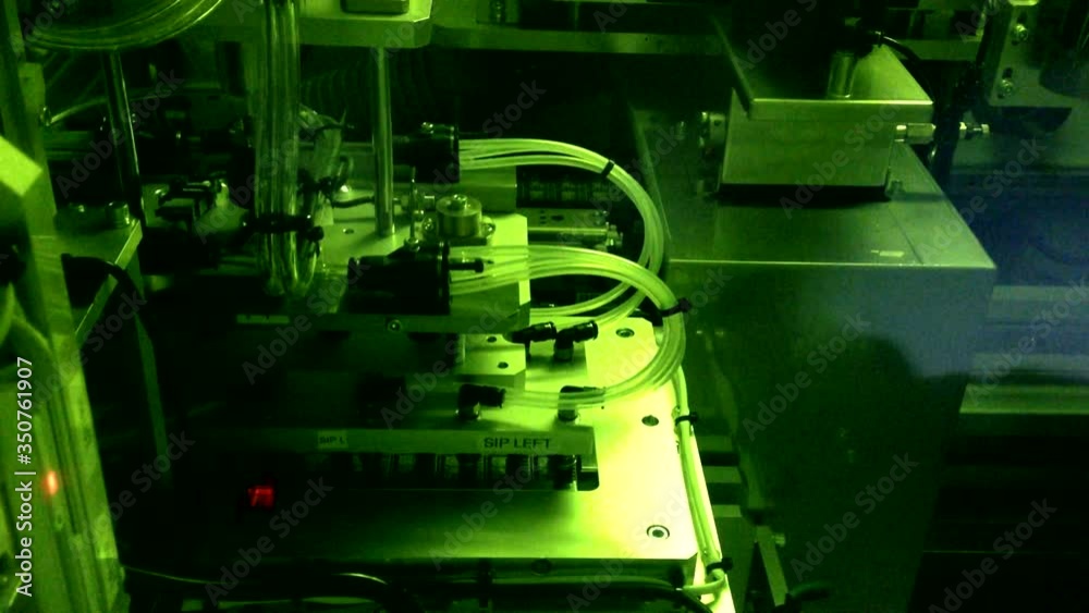 pick up silicon die in silicon wafer in semiconductor manufacturing ...