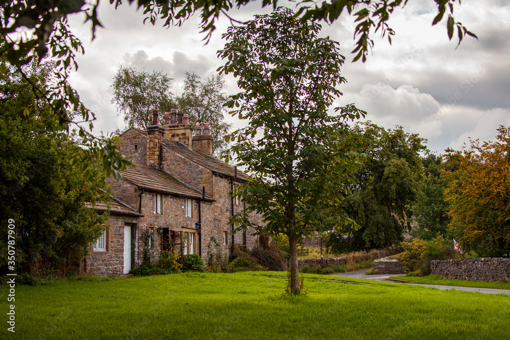 Old English Village Landscape