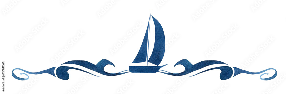 Divider Line Clip Art Blue