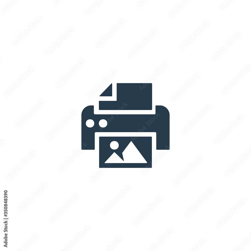 Vetor do Stock: Printer icon. Scanner sign. Laser jet, ink jet printers ...