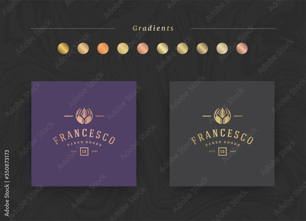 Elegant luxury brand logo design template vector illustration. Stock ...