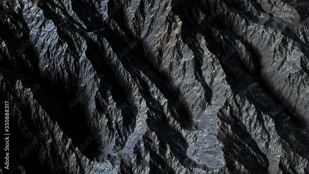 Abstract black rock texture and background, Rock texture,,3d rendering ...