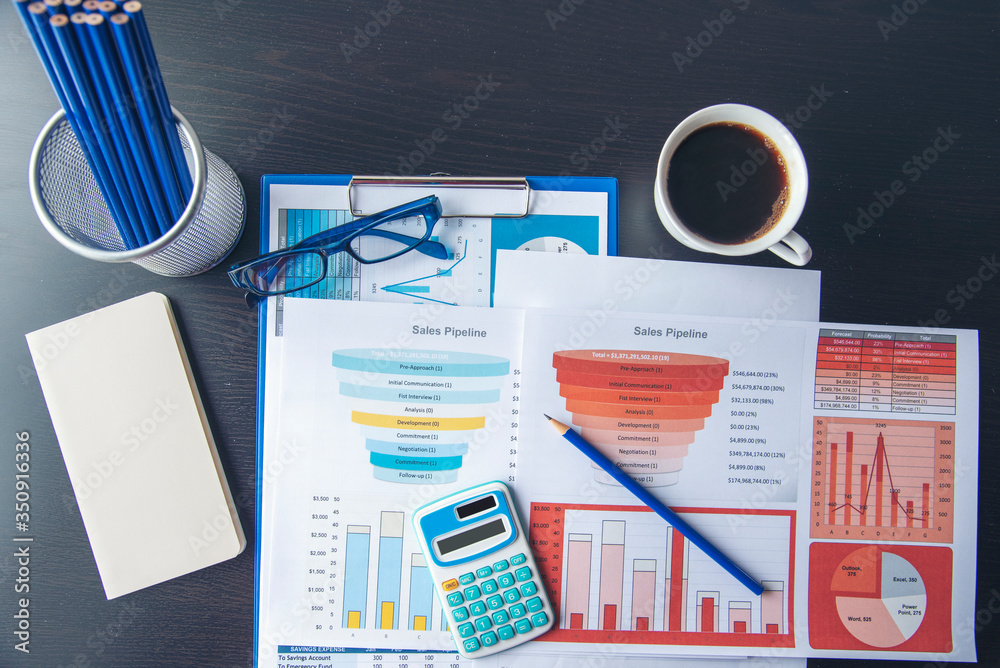 Excel stat spreadsheet business analytics graph statistic with graph ...