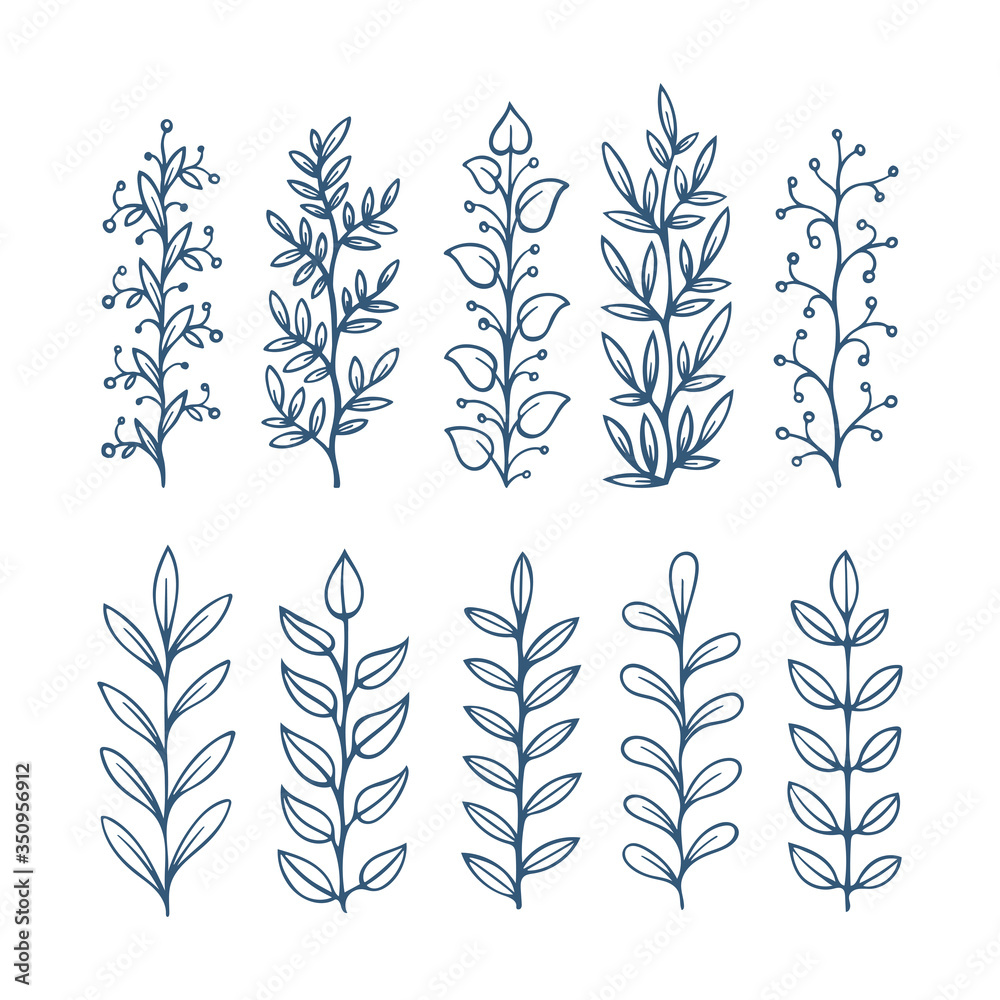 Simple Hand Drawn Flowers