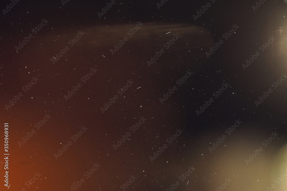 Lens Optical Flare Film Dust Overlay Effect Vintage Abstract Bokeh and Light Leaks Photo with ...