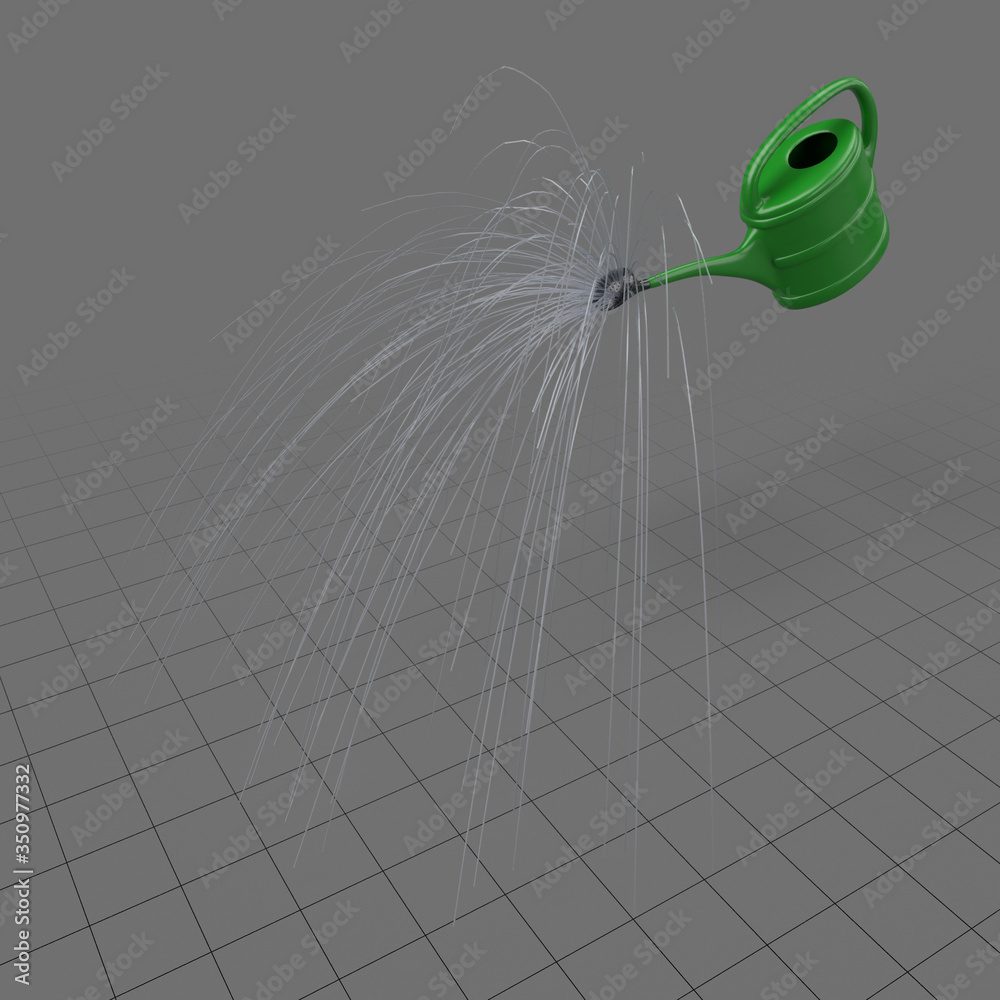 Watering can Stock 3D asset | Adobe Stock