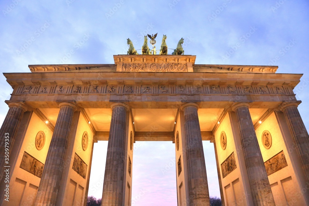 Brandenburg Gate is a landmark in Berlin, Germany Stock Photo | Adobe Stock