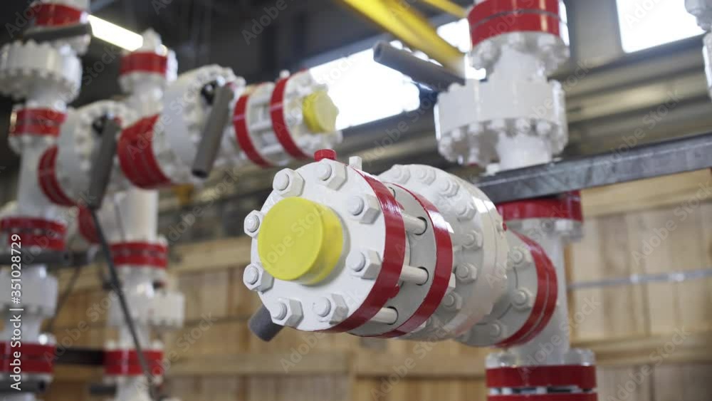 Oil and Gas Wellhead tree equipment production plant. Modifications of ...