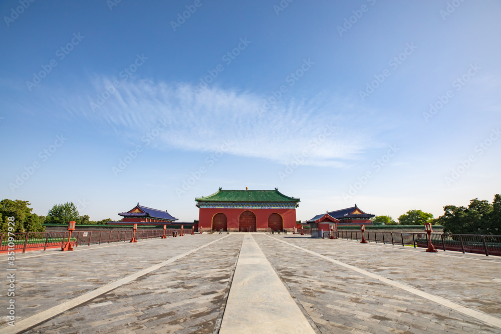 Danbi bridge in Tiantan Park, Beijing, China Stock Photo | Adobe Stock