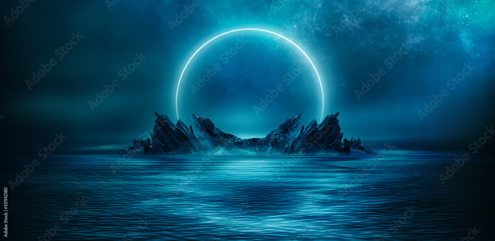 Mystical Ocean Background