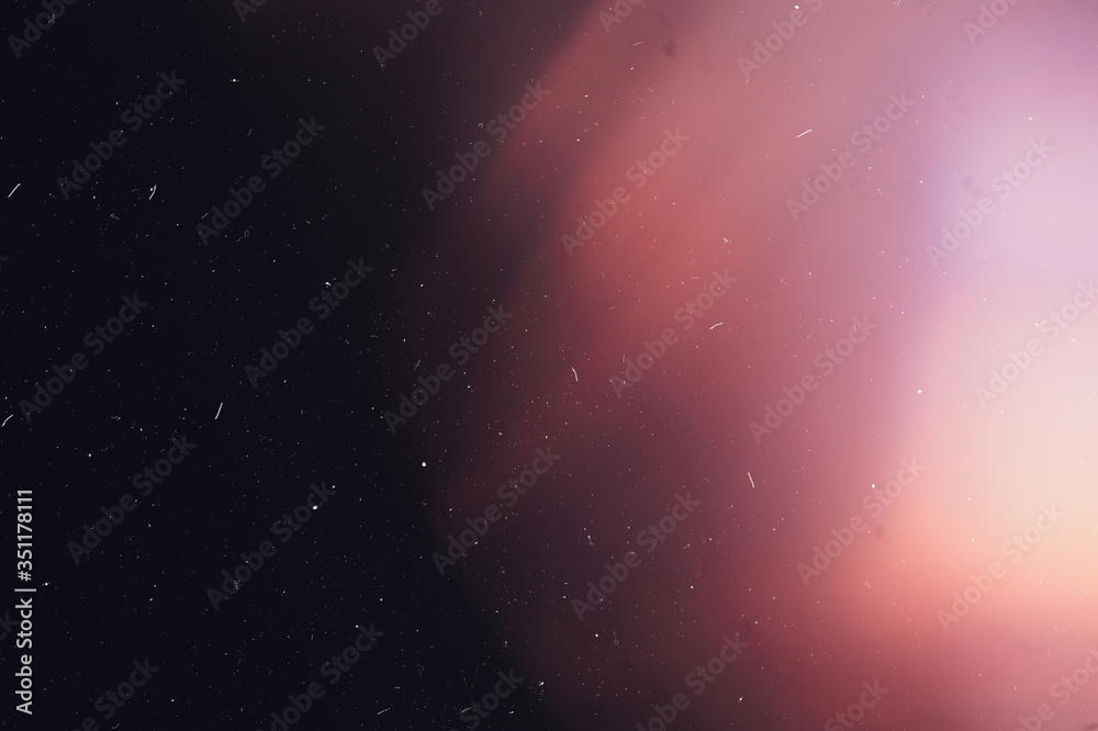 Lens Optical Flare Film Dust Overlay Effect Vintage Abstract Bokeh and ...