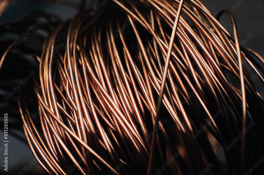 Copper scrap metal, wire, windings of motors and transformers ...