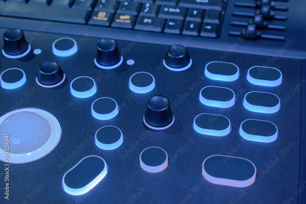 Extended keyboard with trackball. Device input and control equipment ...