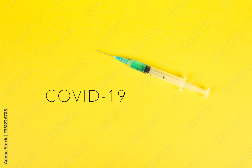 coronavirus injection vaccine prepared for use in a patient Stock Photo ...