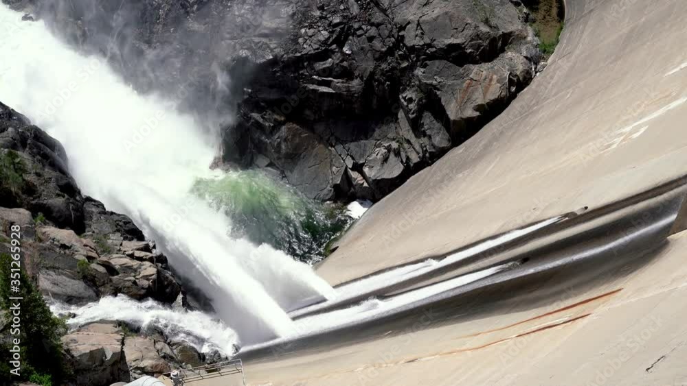 The O Shaughnessy Dam is a curved gravity dam on the Tuolumne River in ...