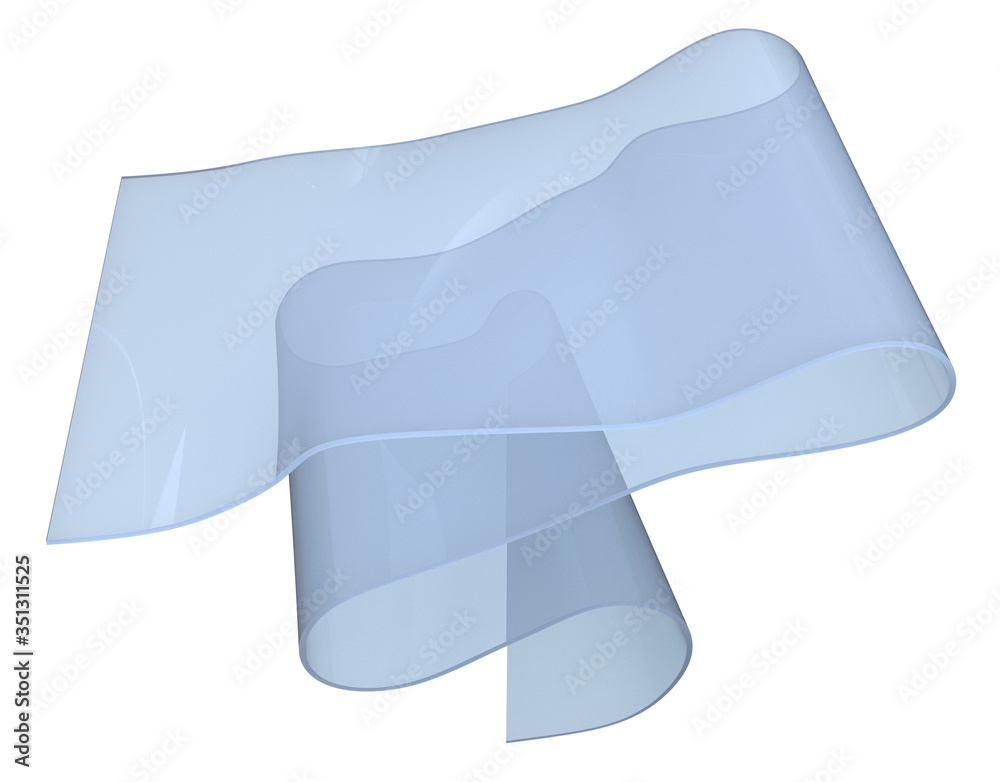 Transparent silicon rubber sheet Stock Photo | Adobe Stock