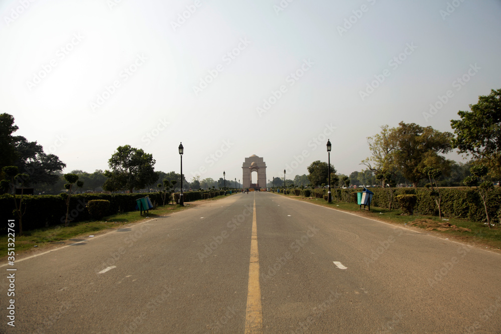 The India Gate, situated in the heart of New Delhi, is the national ...