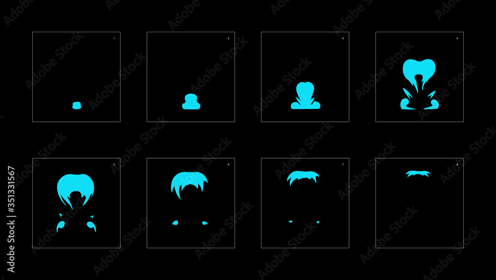 Water explosion effect. Explosion Animation effect. Animation Sprite ...