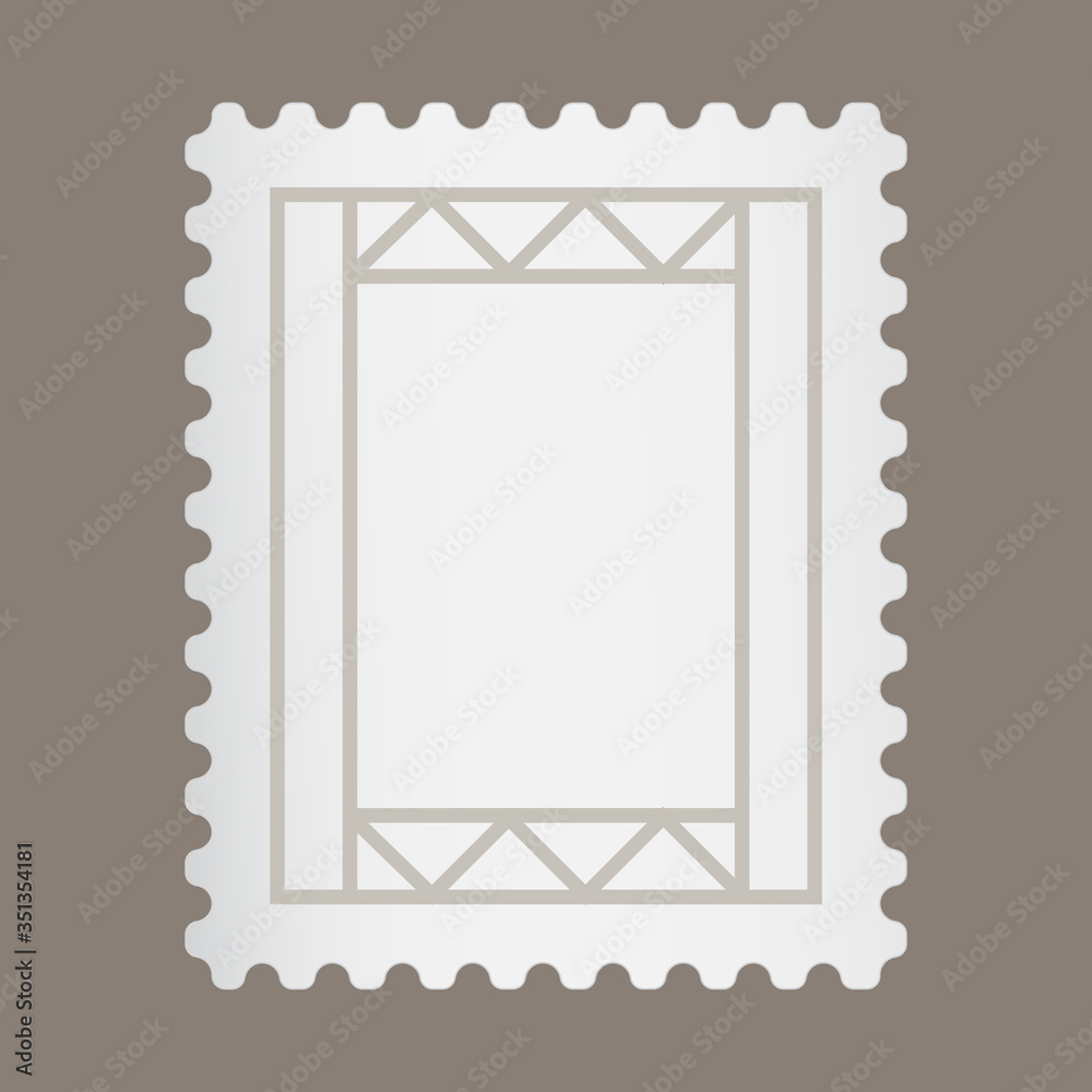 Blank Mail Stamp