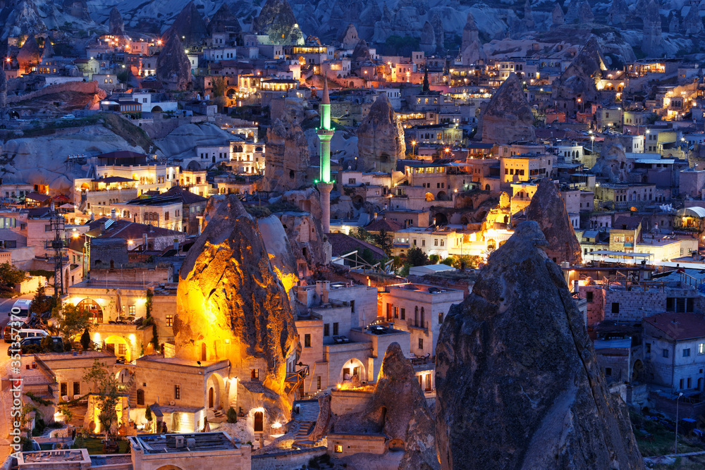 Turkey Eastern Anatolia Cappadocia Goereme Fairy Chimneys At