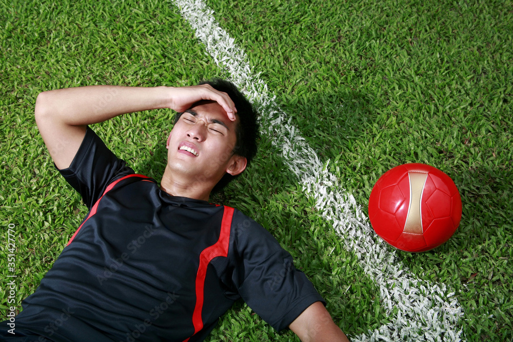 Injured man Stock Photo | Adobe Stock