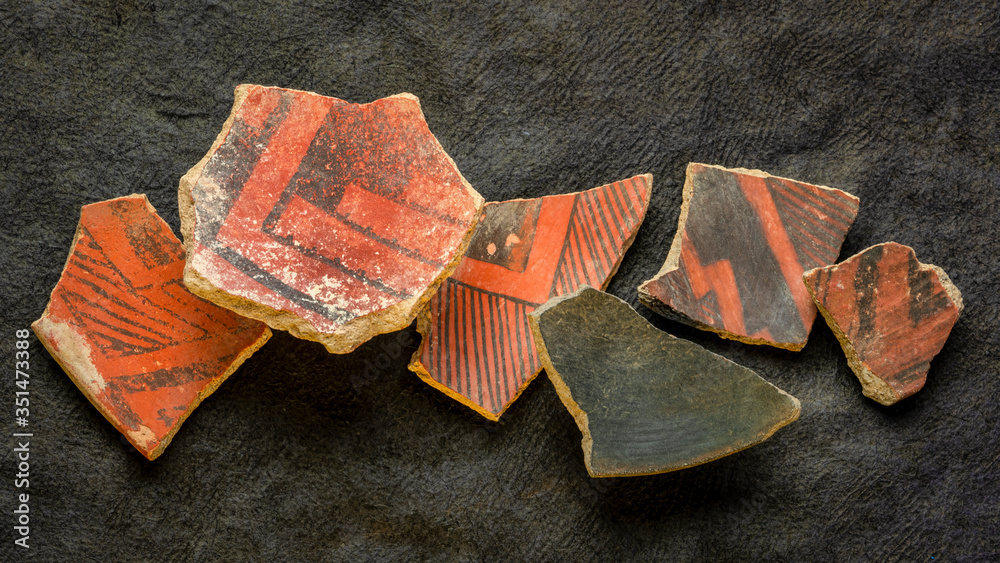 Photo & Art Print Anasazi Indian pottery artifacts, MarekPhotoDesign.com