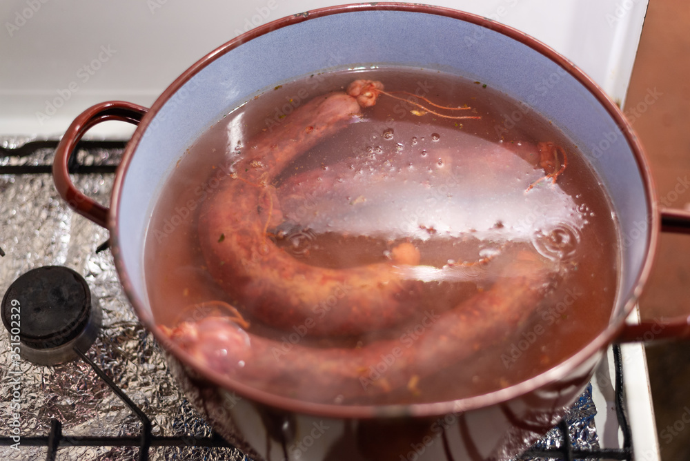 Morcillas de arroz de Burgos elaboradas según el método tradicional ...