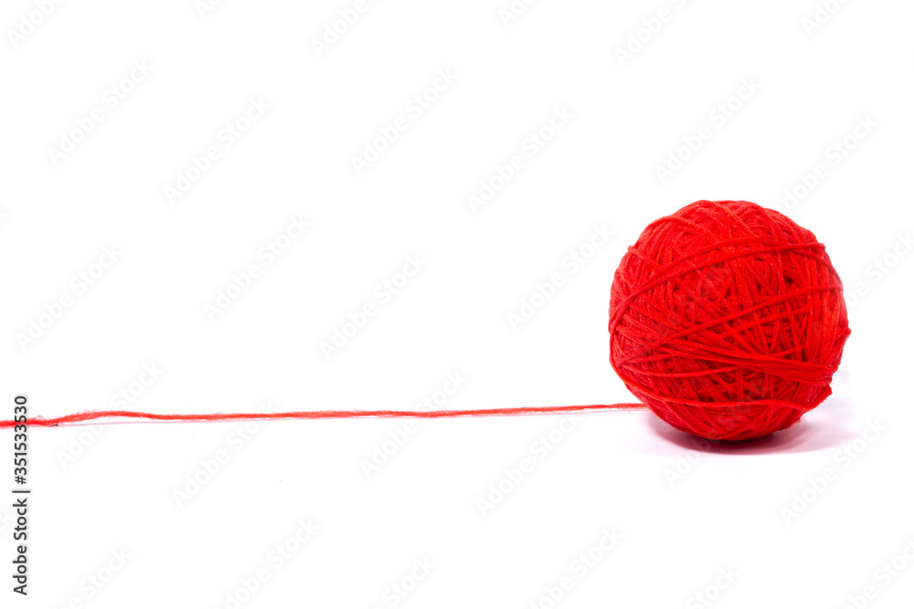 Woolen Ball Red