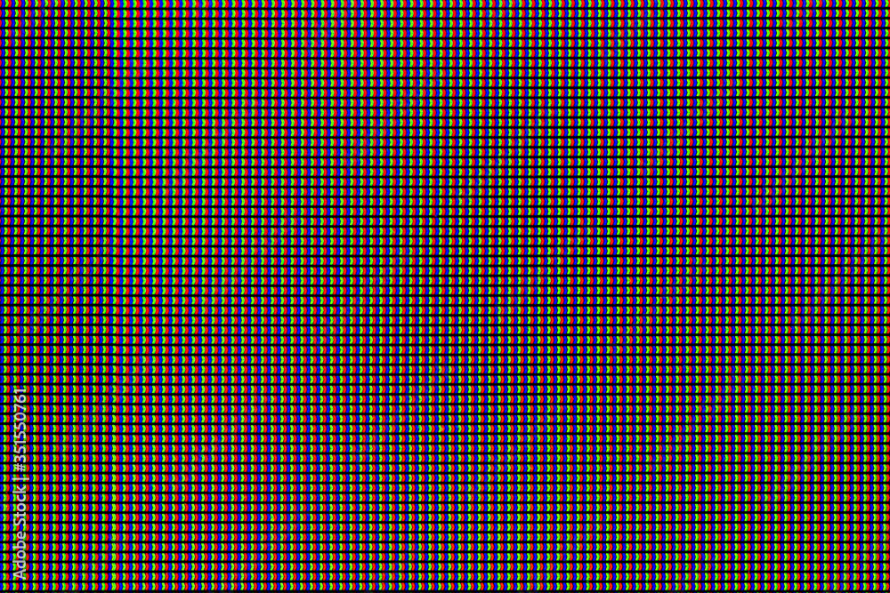 Close up seamless texture of LSD monitor pixels in the form of arrows ...