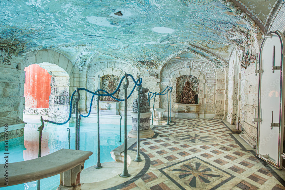 visiting the villa Vizcaya in Miami. Vizcaya Museum and Gardens is a ...