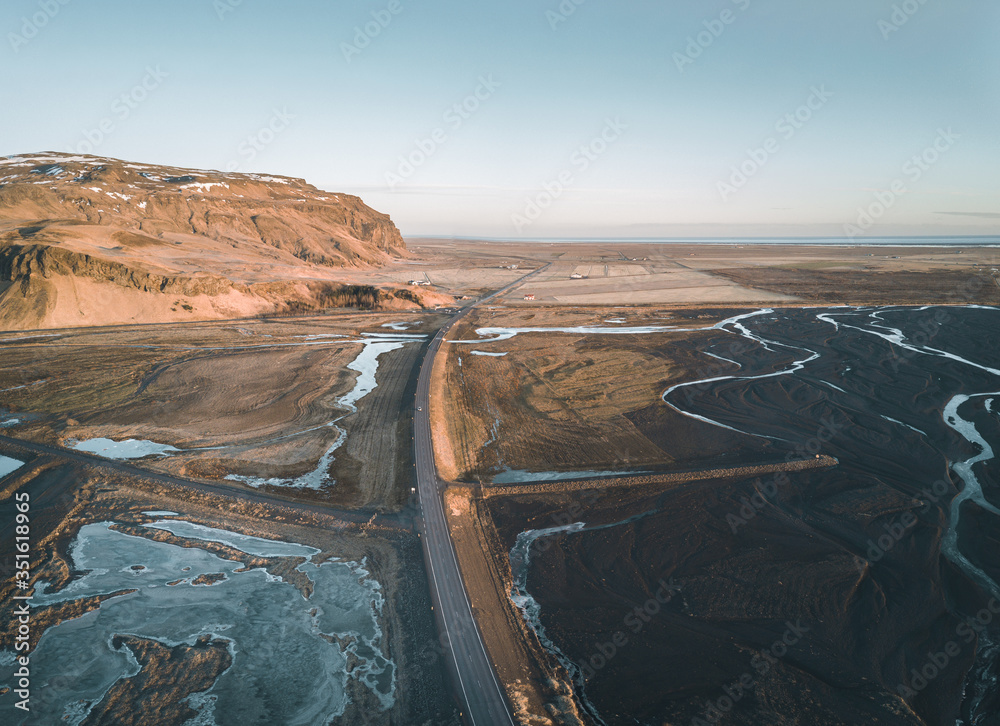Poster Icelandic aerial photography captured by drone – Tableau ...