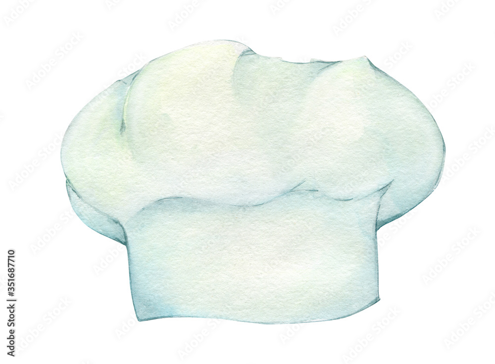 Watercolor Chef Hat Illustration, Chef Hat Clipart, Chef Cap ...