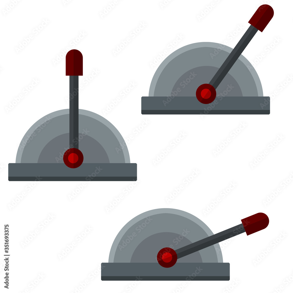 Lever to increase the speed of the mechanism. The control of the car ...