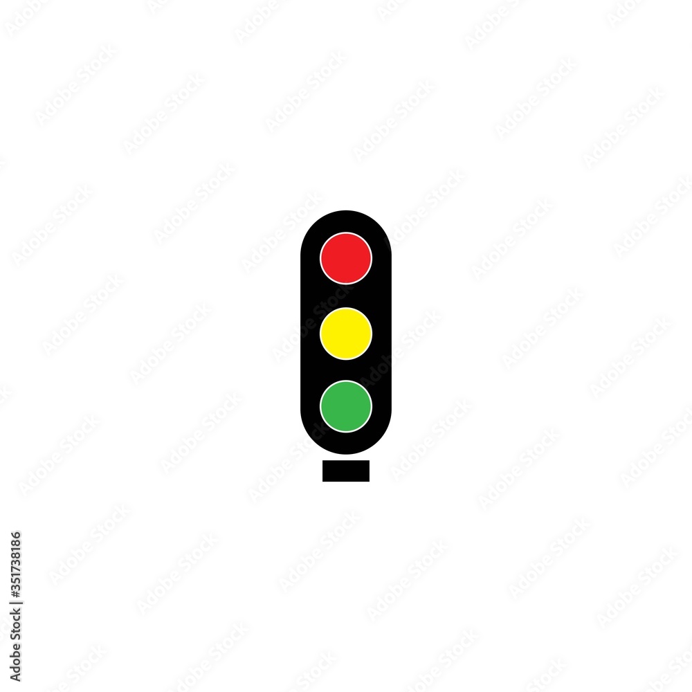 traffic light logo vector Stock Vector | Adobe Stock