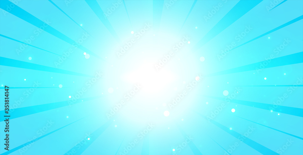 bright blue glowing background with lcenter light Stock Vector | Adobe ...