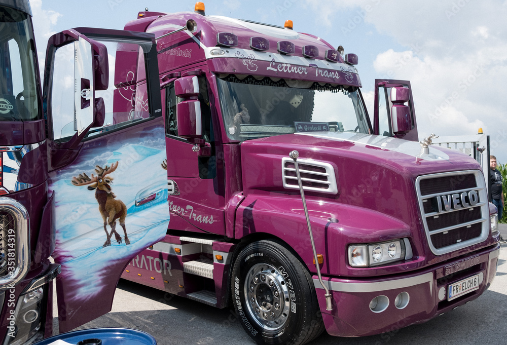 Foto de iveco strator, torpedo truck, operated by lettner trans do ...