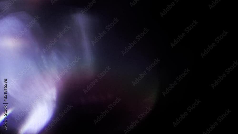 Real organic light leaks, rainbows and orbs made with a set of vintage ...