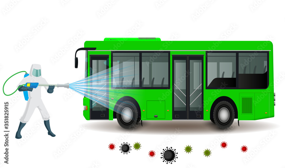 Vehicle sanitize and disinfectant services. Bus sanitize for covid 19 ...