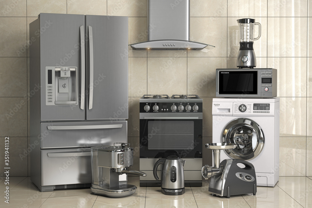 Background Kitchen Appliances