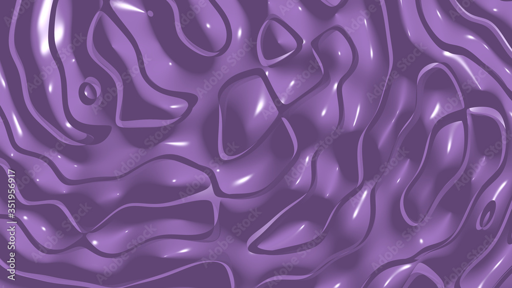 Uniform 3D abstract background of simple patterns of REBECCA PURPLE ...
