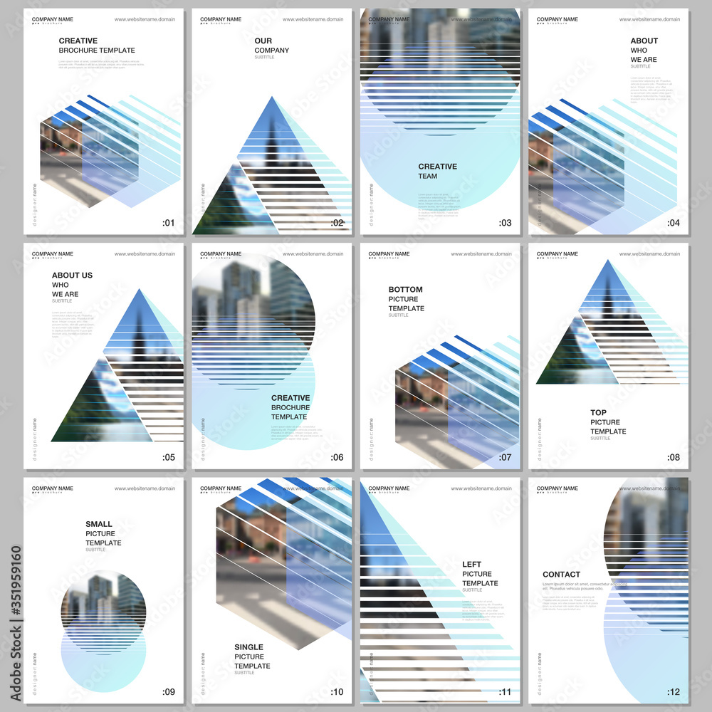 A4 brochure layout of covers design templates for flyer leaflet, A4 ...